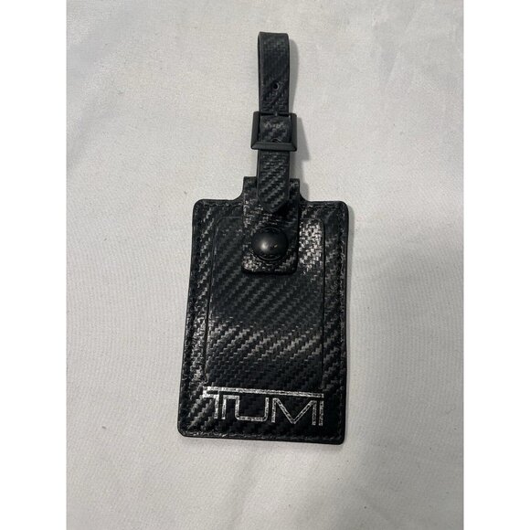 Tumi | Accessories | Tumi Name Tag Luggage Rare Carbon Fiber | Poshmark